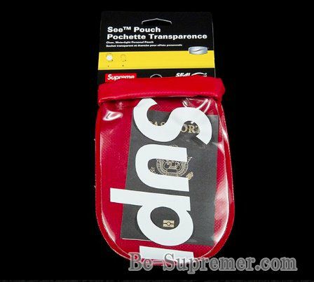 Supreme シュプリーム 18SS SealLine See Pouch Large シールラインシーポーチラージ レッド ...