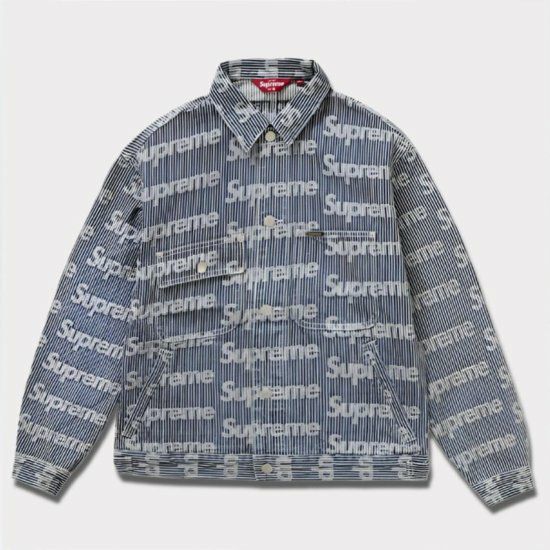 Supreme シュプリーム 2024SS Denim Chore Trucker Jacket デニムチョアトラッカージャケット ストライプ | Supreme(シュプリーム)オンライン通販 ...